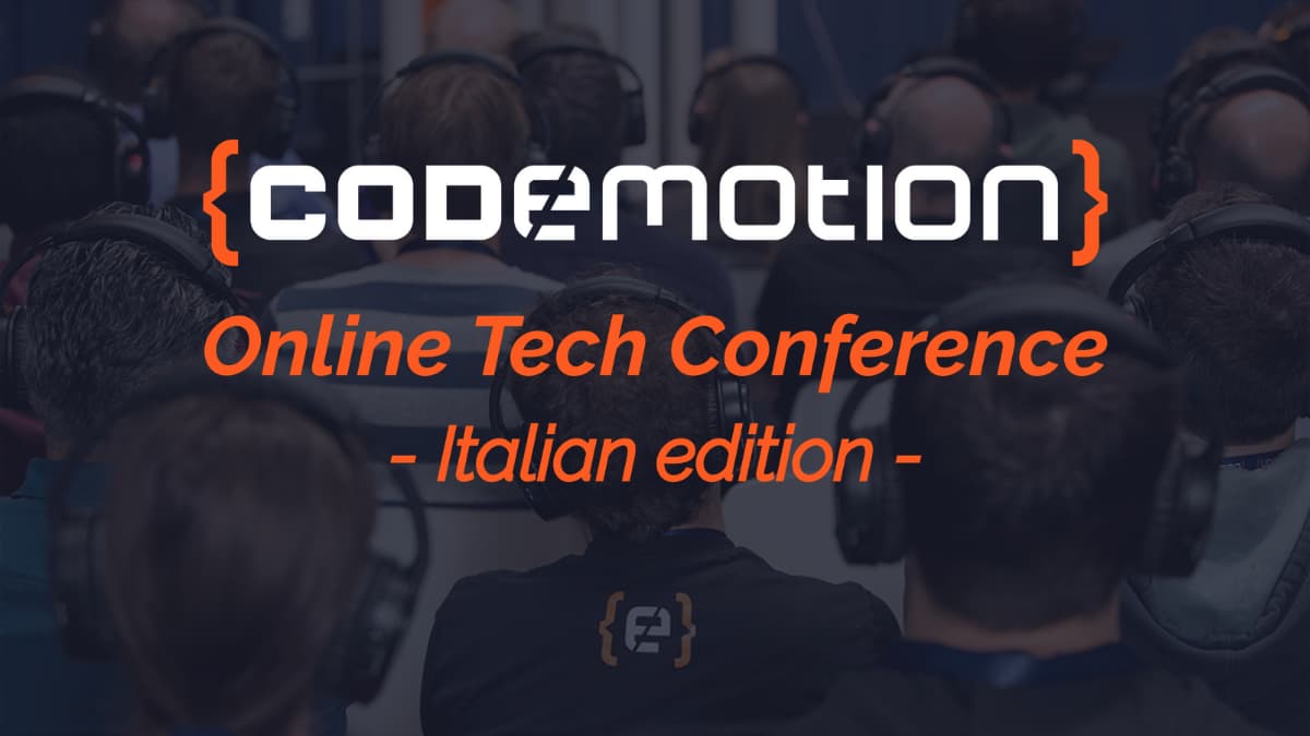 Next stop: Codemotion – Italian Edition 2021 – Labs Madisoft